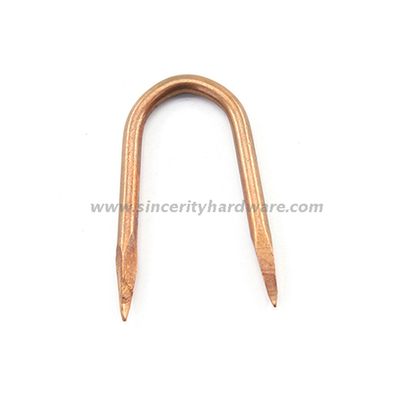 Rolled Point Copper coated Staple from China manufacturer ...